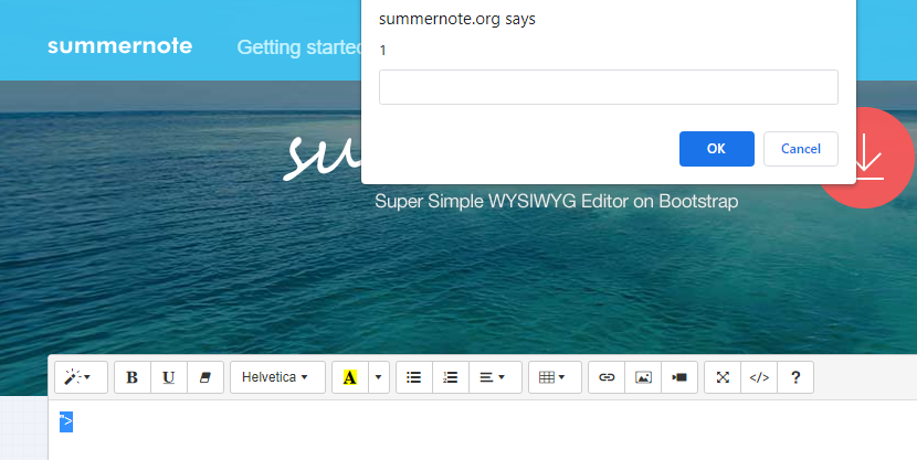 Xss When Inserting A Link · Issue 4420 · Summernote Summernote · Github