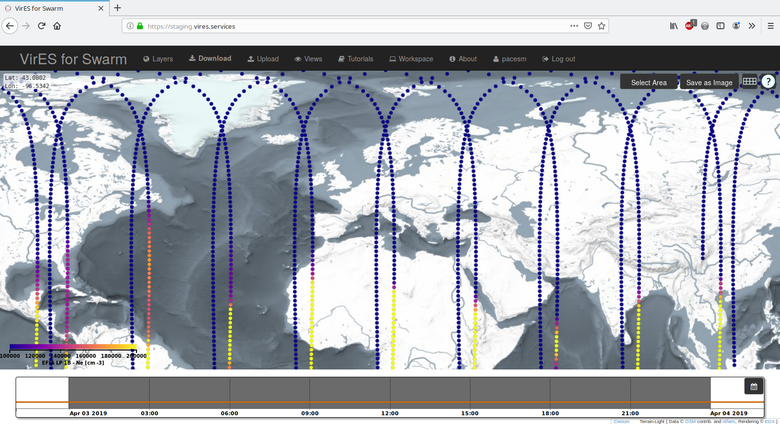 Preserving state of the Cesium 2D view. · Issue #348 · ESA-VirES/WebClient-Framework · GitHub