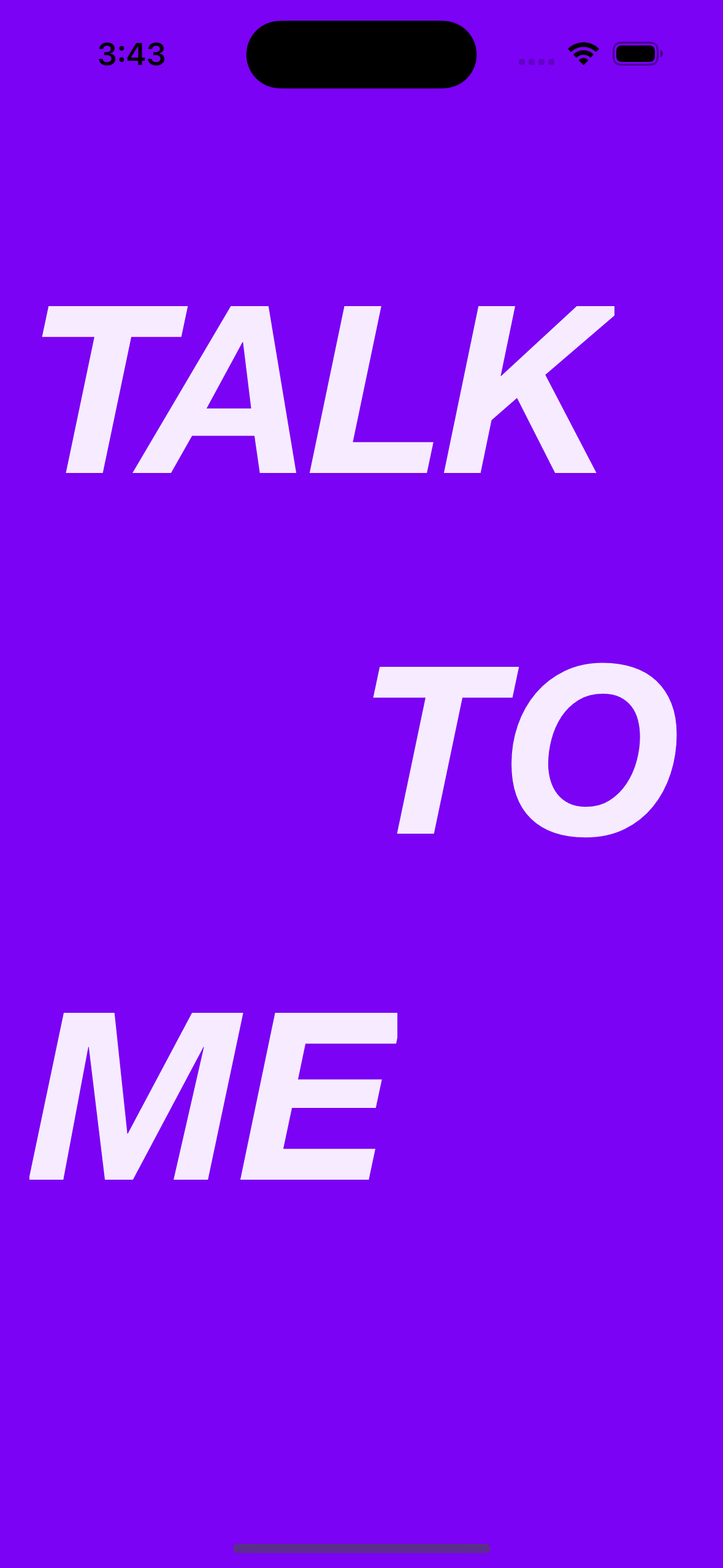 GitHub - ashleyrennee/TalkToMe: TalkToMe is a simple chat app exercise