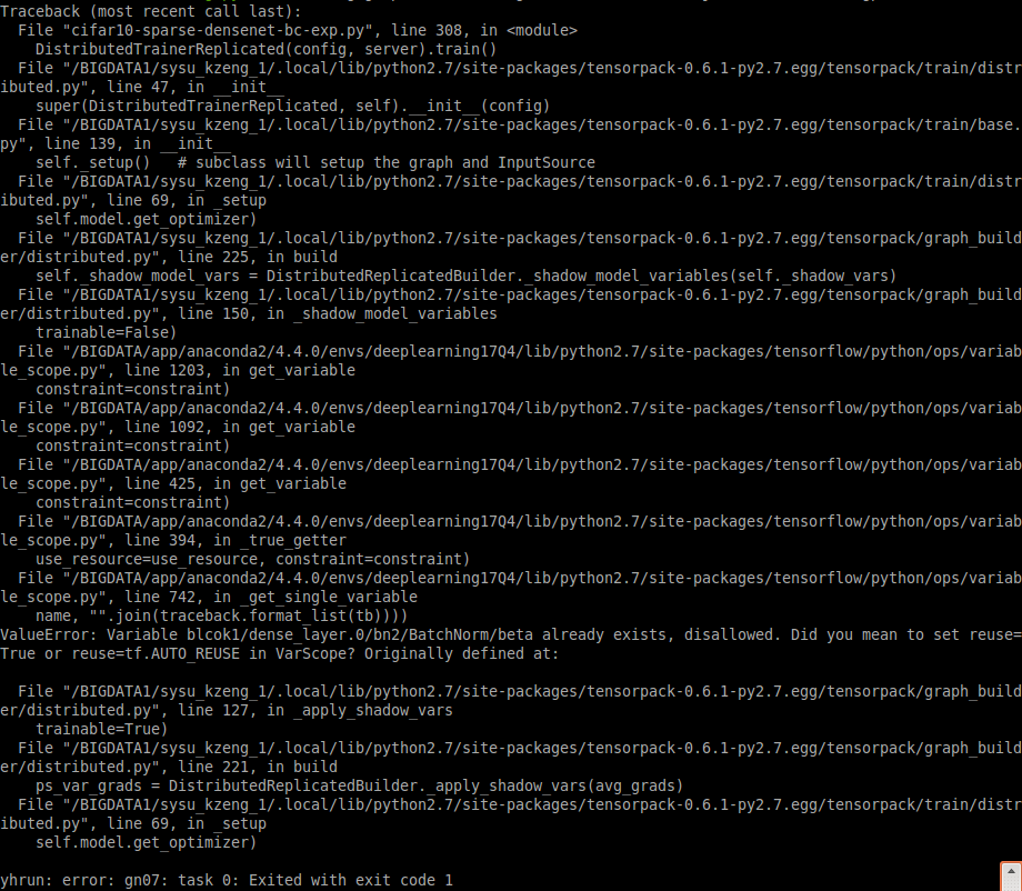 Problem Encountered When I Conduct Distributed Training · Issue 671 · Tensorpack Tensorpack