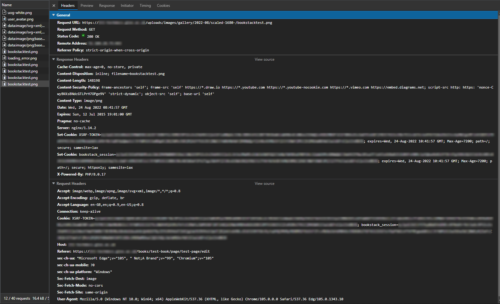 Uploaded Images Show as Placeholder · Issue #3651 · BookStackApp/BookStack · GitHub