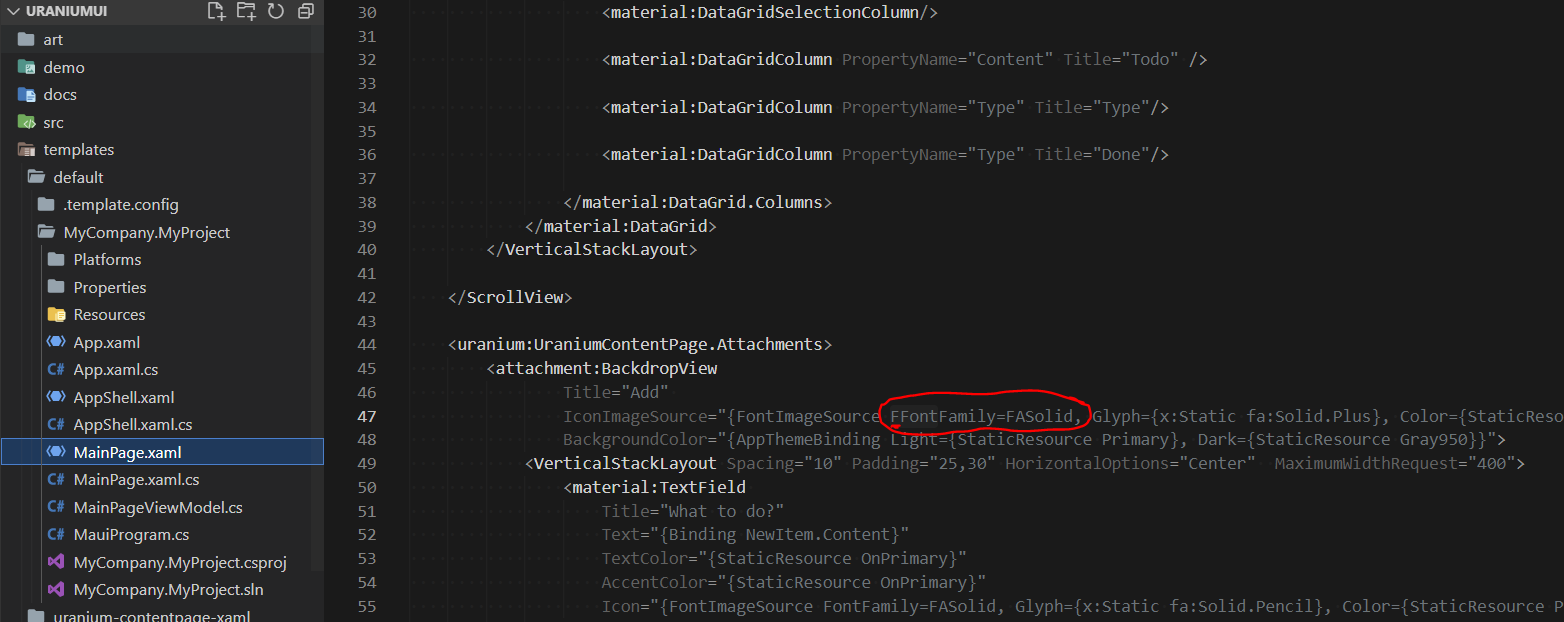 Typo causes failed build with fontawesome icons · Issue #169 · enisn/UraniumUI · GitHub