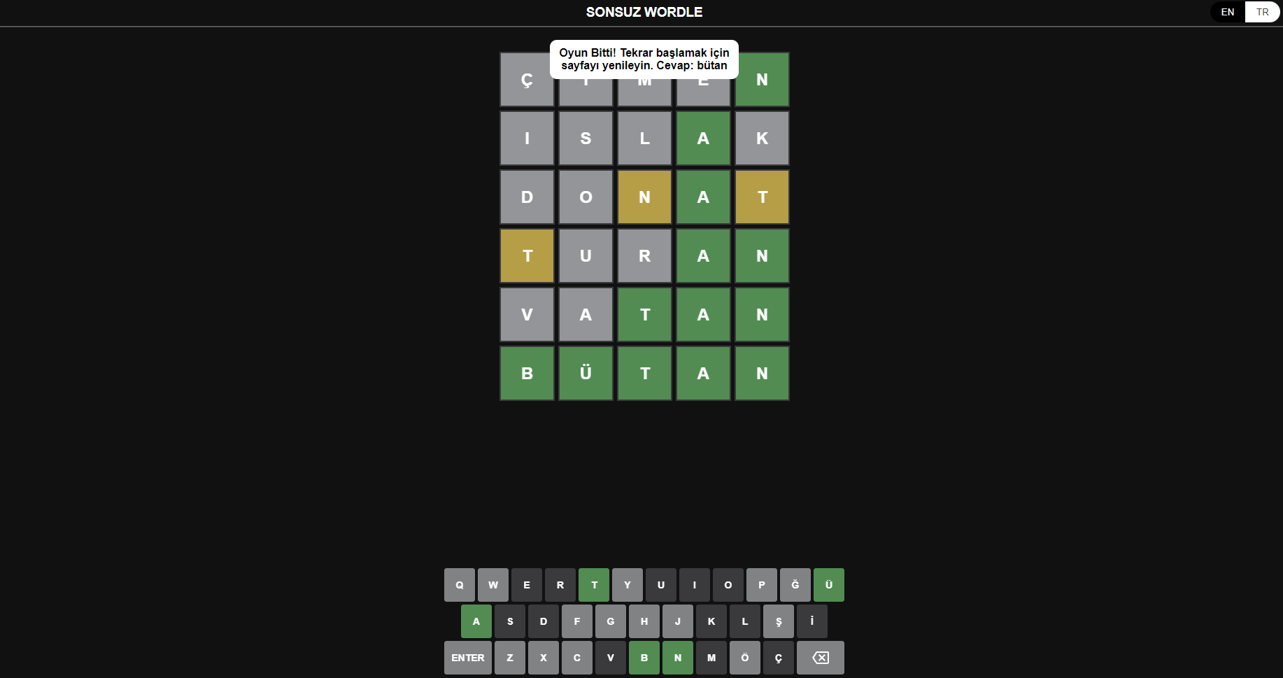 GitHub - hicaku/wordle-infinite: Infinite version of the game Wordle ...