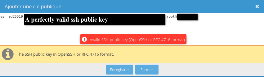 Support ed25519 SSH keys · Issue #1127 · openmediavault/openmediavault · GitHub