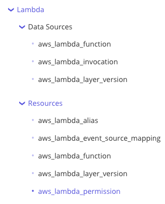 Error Importing AWS Lambda Function permissions, documentation is incorrect. · Issue #22667 ...