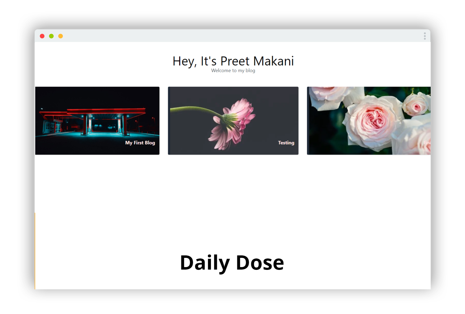 GitHub - preetmakani/Daily-Dose