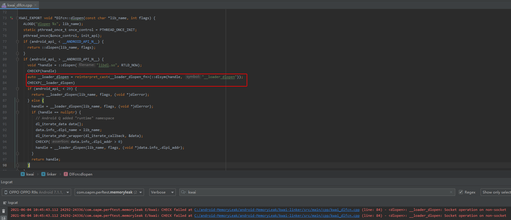 android 7.1 dump时link虚拟机函数存在异常 · Issue #87 · KwaiAppTeam/KOOM · GitHub