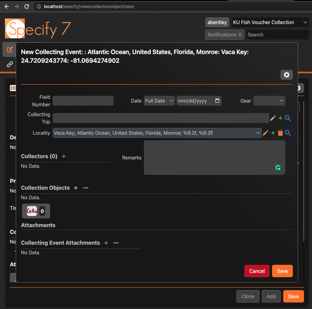 DataObjFormatter "format" attribute not working correctly · Issue #2351 · specify/specify7 · GitHub