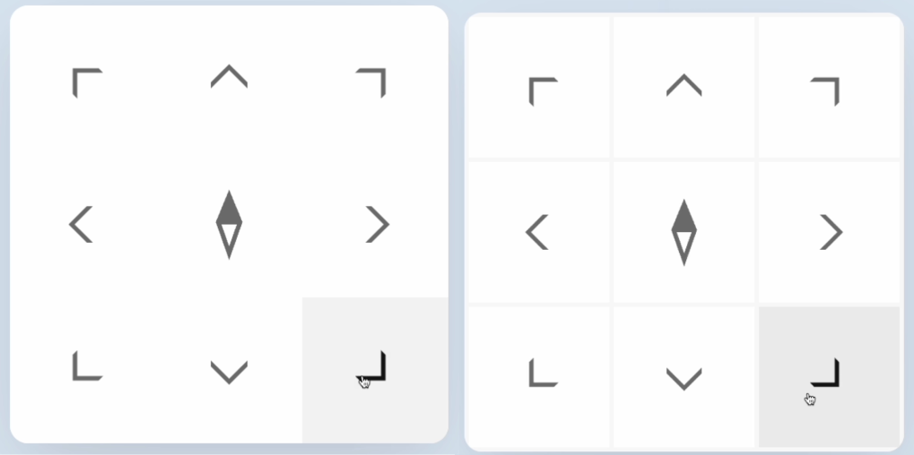 [Action / Pad / Group] Extra border when using Action Pad / Group ...