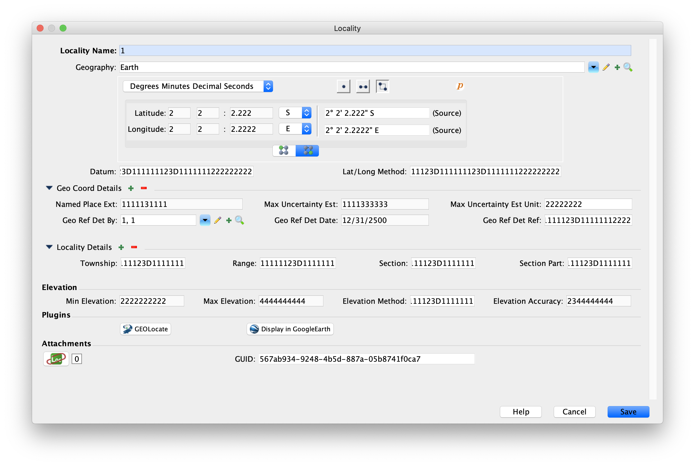 Google Earth does not display Rectangular Areas · Issue #426 · specify/specify6 · GitHub