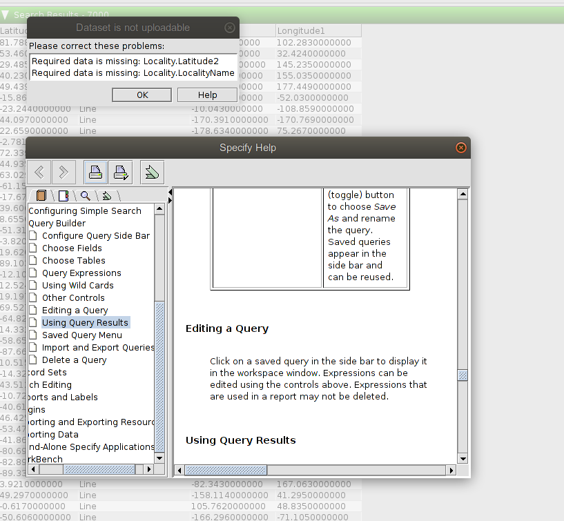 Stop Specify Help from closing automaticly · Issue #594 · specify/specify6 · GitHub