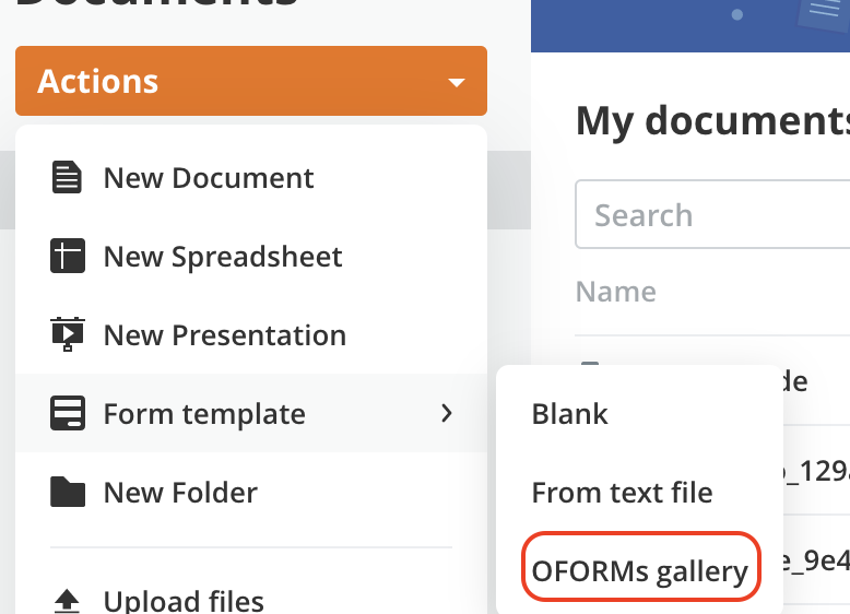 Add Tests For Creating Form Template From Oforms Gallery · Issue 279 · Onlyoffice Qa Testing