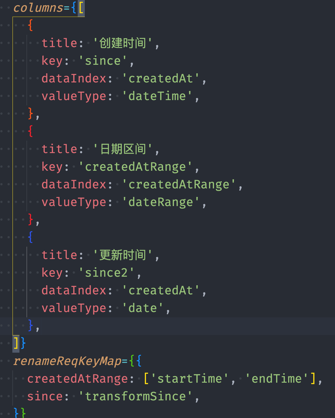 👑 [需求]ProTable 日期区间支持自定义参数名称. · Issue #180 · ant-design/pro-components · GitHub