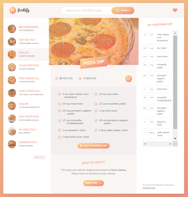 GitHub - ezpher/forkify-food-search-app: Food Search App using forkify API, in plain javascript ...