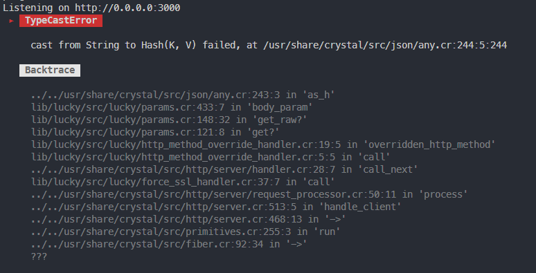 Can't parse string body · Issue #1425 · luckyframework/lucky · GitHub