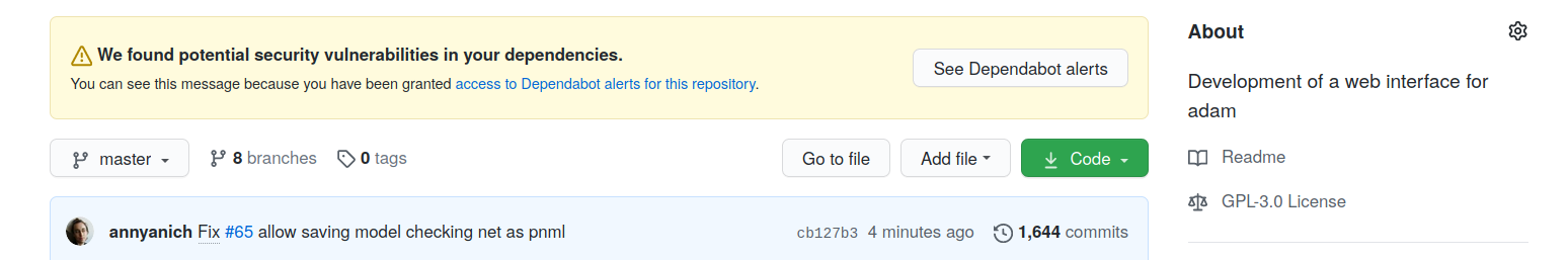 Upgrade to new versions of junit and axios · Issue #84 · adamtool/webinterface · GitHub