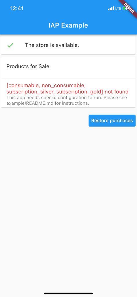In app purchase not show products in sandbox mode · Issue #99485 ...