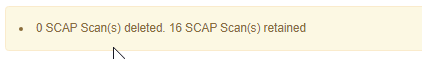 Unable to delete scap scan results through webui. · Issue #6263 · uyuni-project/uyuni · GitHub