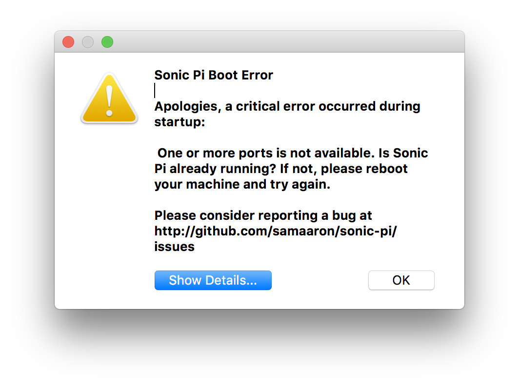 Sonic Pi 3.2-beta-1a failed to start · Issue #2082 · sonic-pi-net/sonic-pi · GitHub