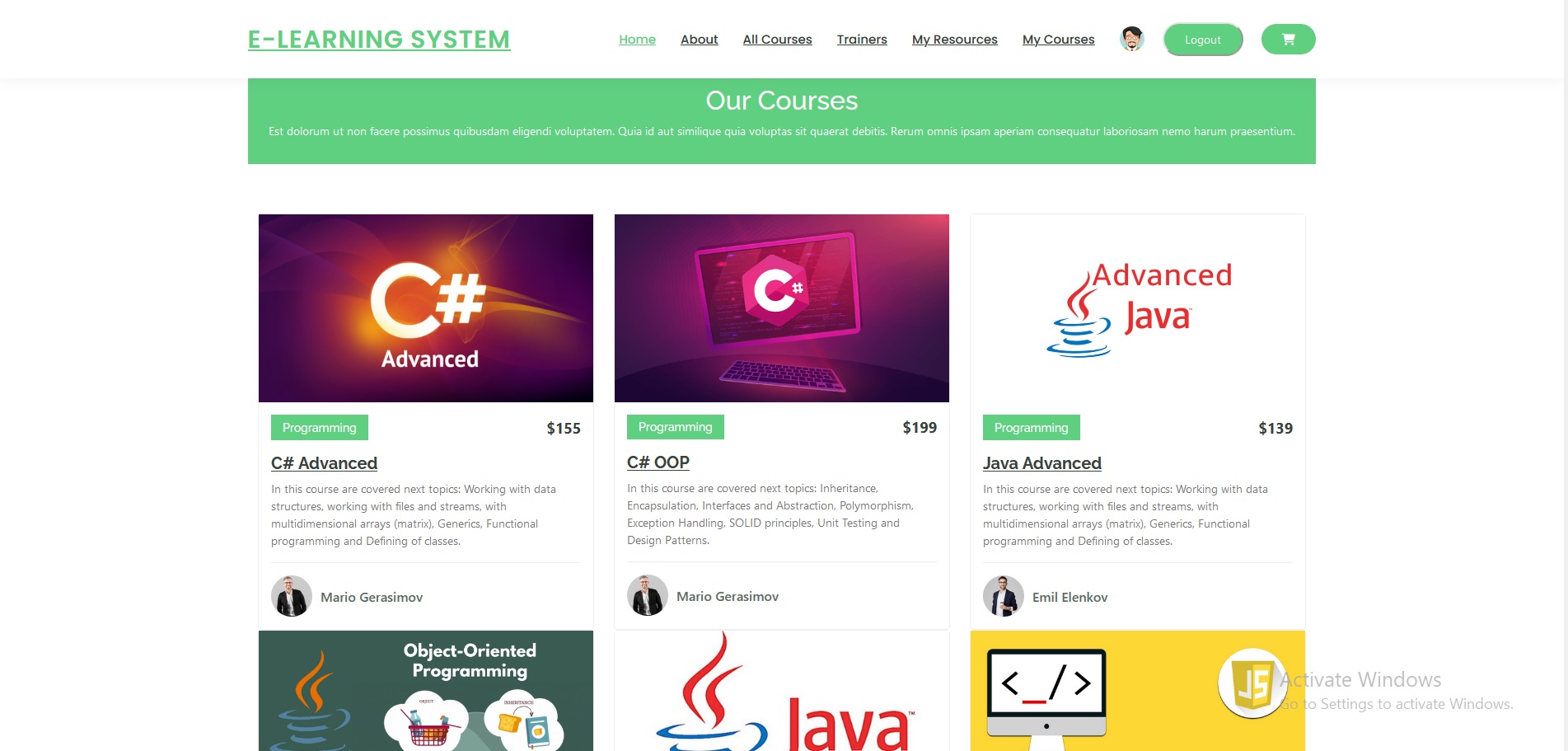 GitHub - velizar92/E-Learning-System
