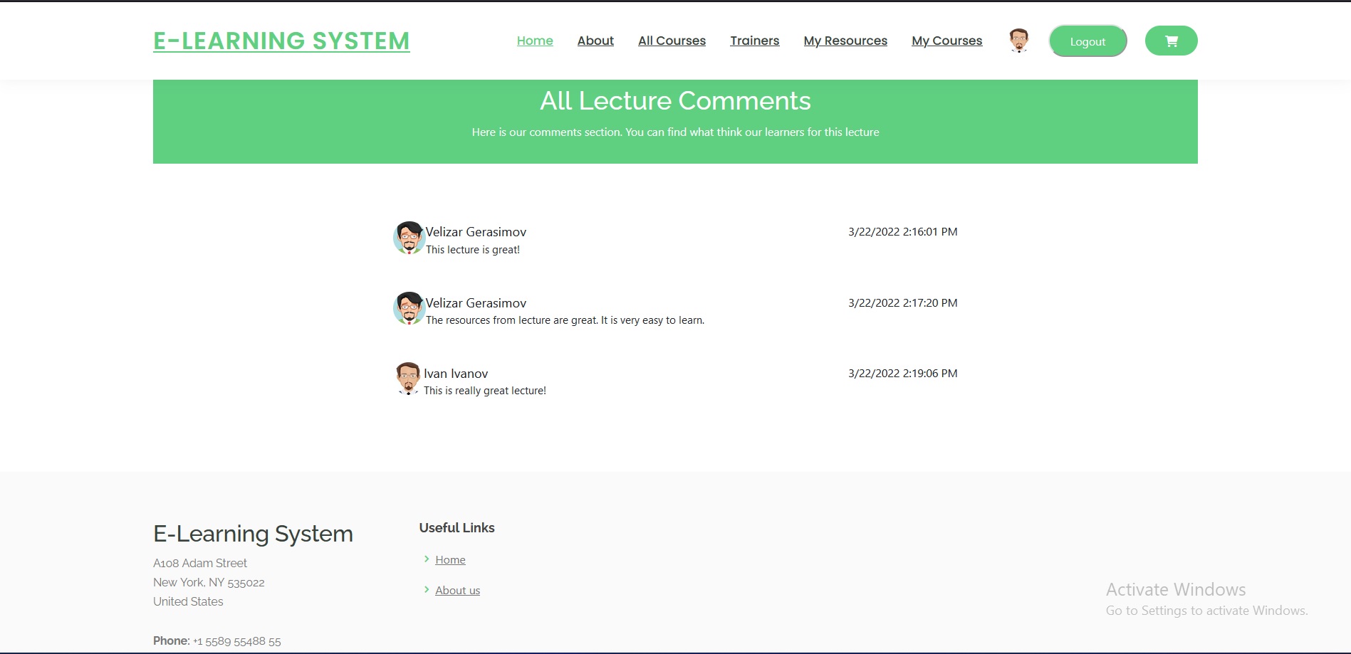 GitHub - velizar92/E-Learning-System