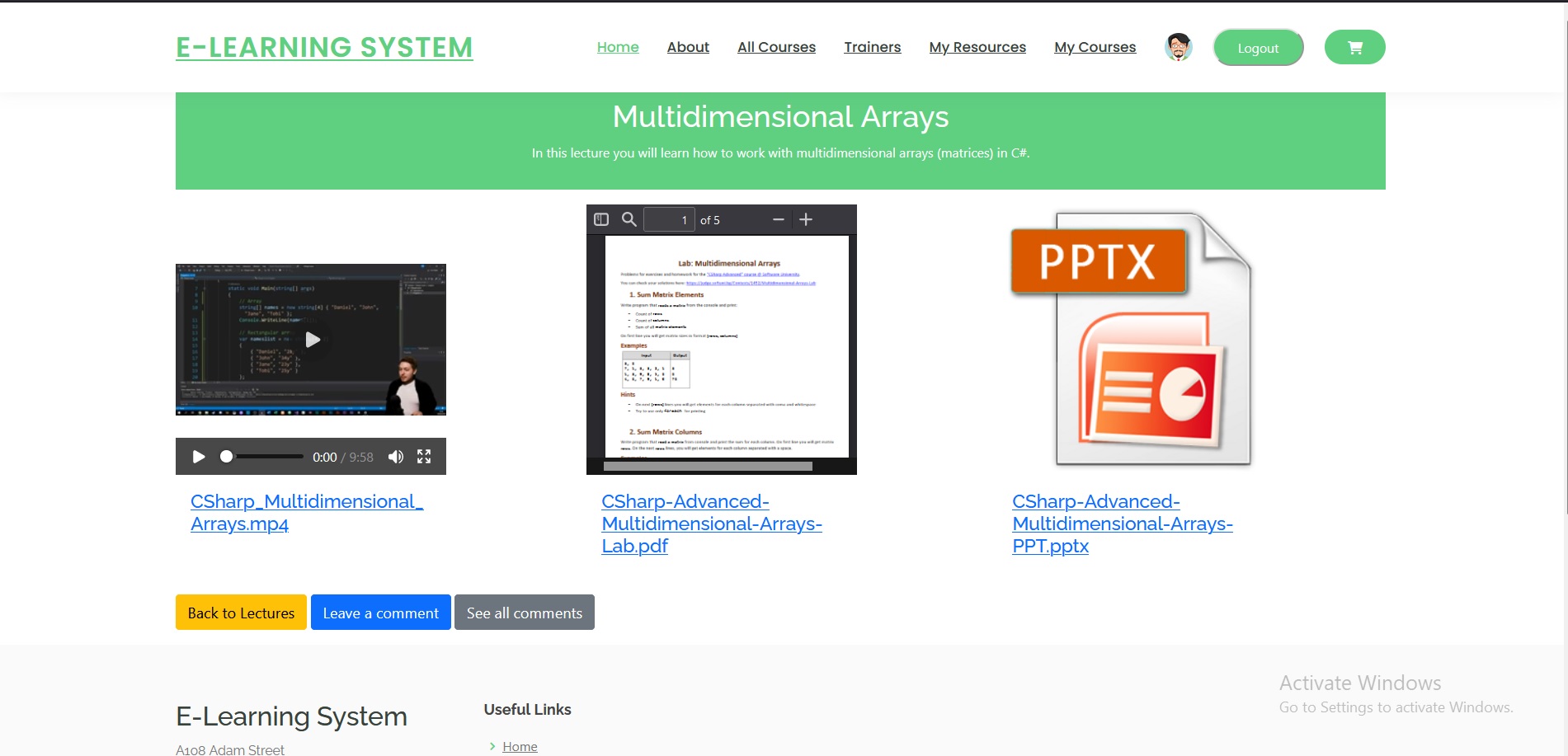 GitHub - velizar92/E-Learning-System