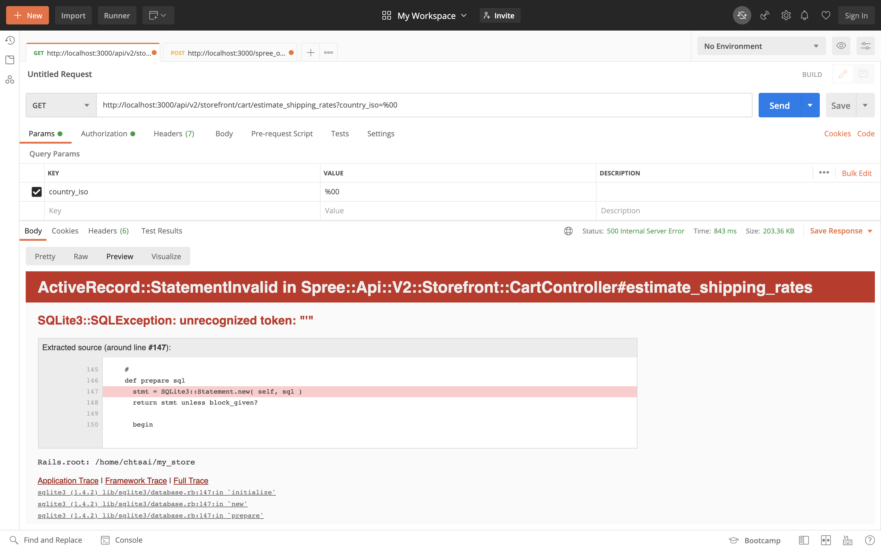 Malformed request body or parameters cause "Internal Server Error" · Issue #10647 · spree/spree ...
