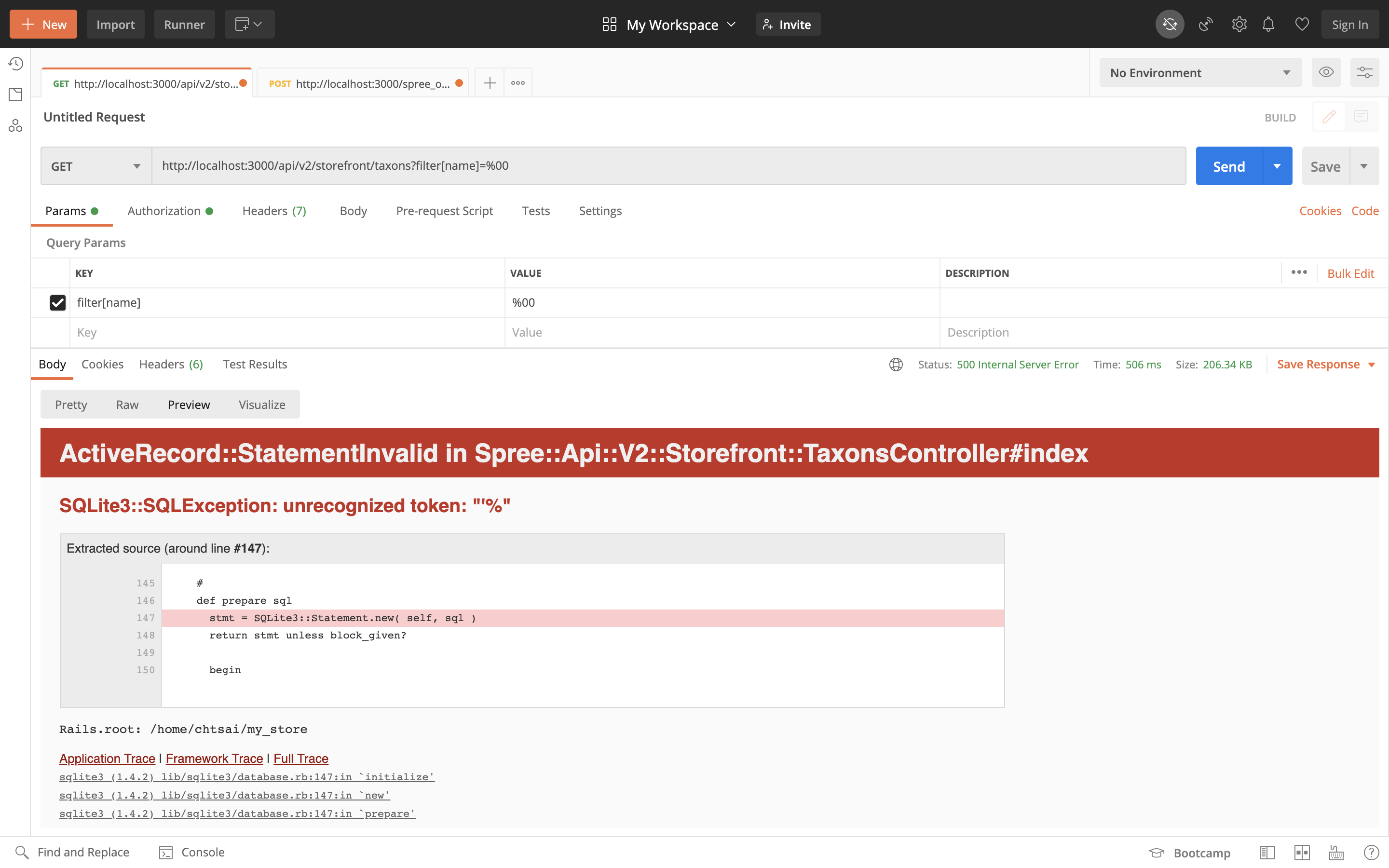Malformed request body or parameters cause "Internal Server Error" · Issue #10647 · spree/spree ...