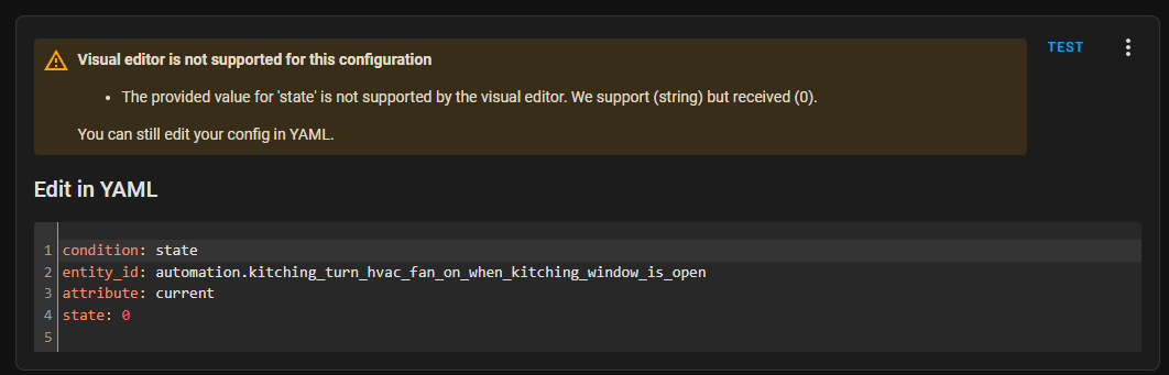 Numeric State Condition Type Attributes Are Being Stored As A String · Issue 13511 · Home