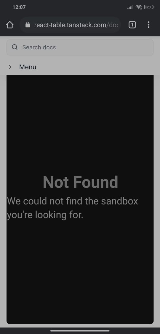 CodeSandbox Iframes are broken · Issue #3291 · TanStack/table · GitHub