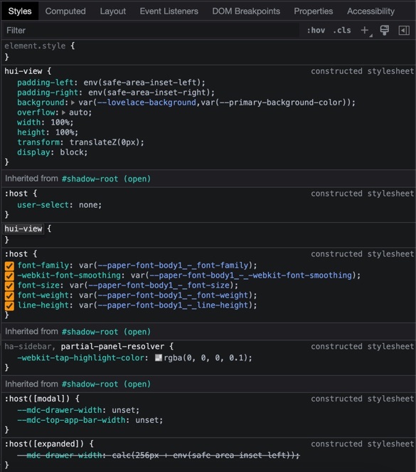 Since the HA2023.4 style does not apply. · Issue #53 · NemesisRE/kiosk-mode · GitHub