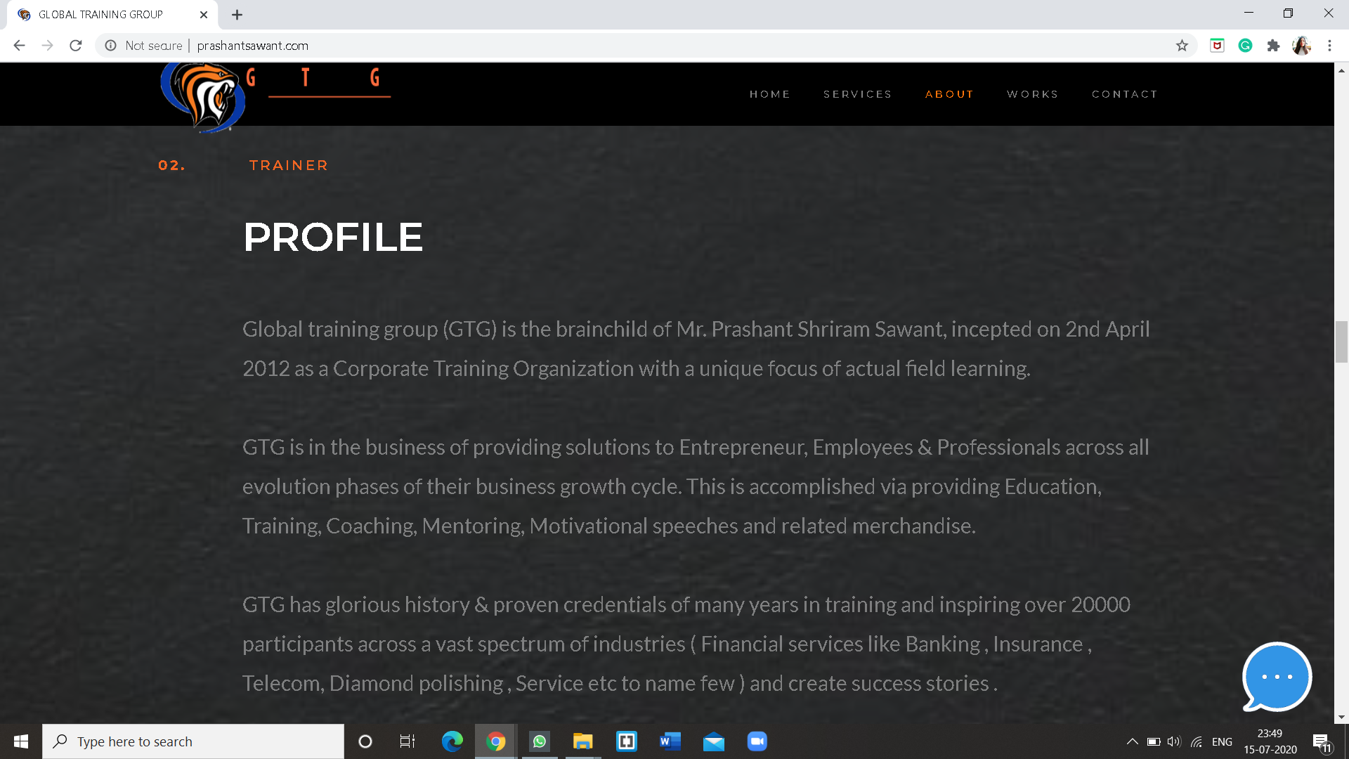 GitHub - VaishnaviManchanda/Single-Page-ResponsiveWebsite: HTML, CSS, JS, Bootstrap