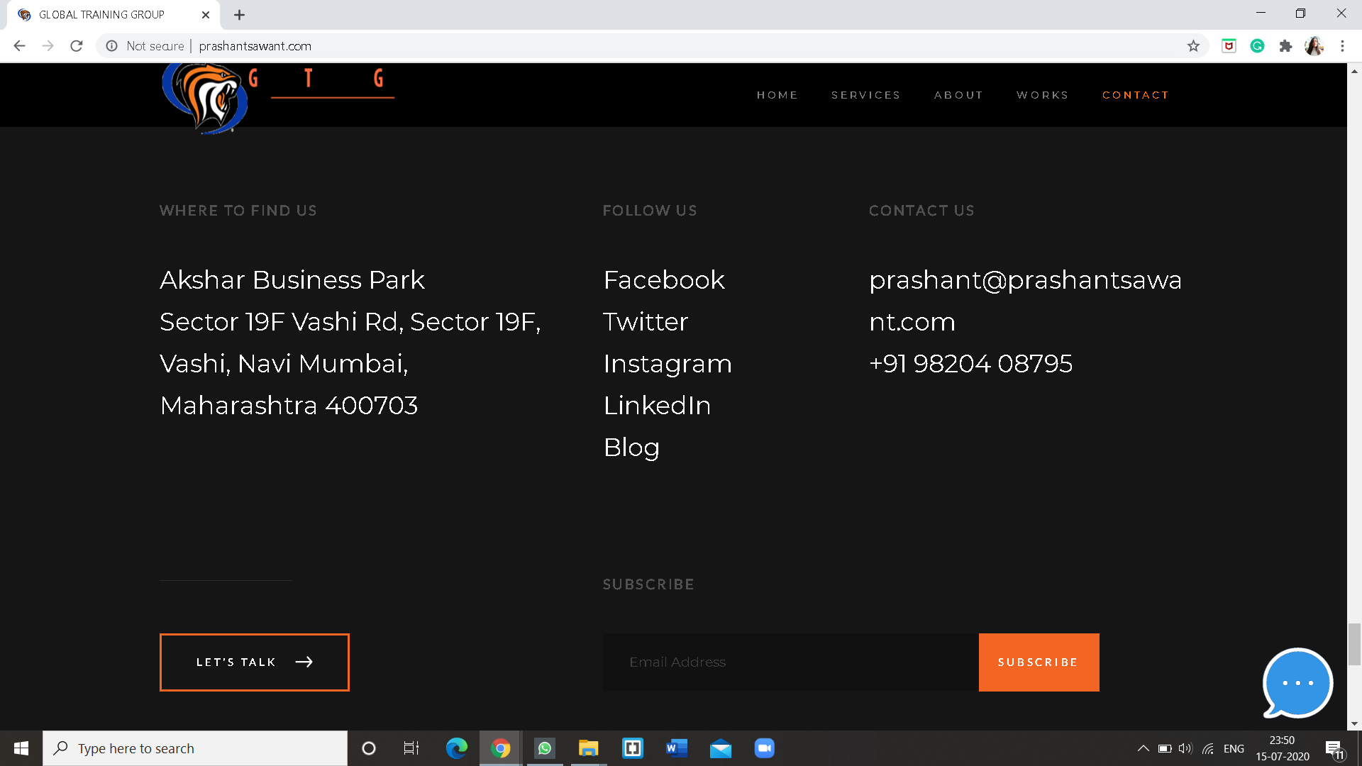GitHub - VaishnaviManchanda/Single-Page-ResponsiveWebsite: HTML, CSS, JS, Bootstrap