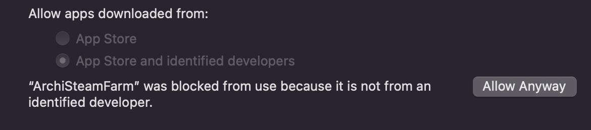 osx-arm64 build doesn't work · Issue #2480 · JustArchiNET/ArchiSteamFarm · GitHub