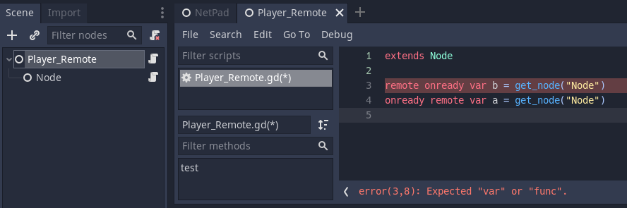 remote or puppet with onready doesn't works · Issue #46729 · godotengine/godot · GitHub
