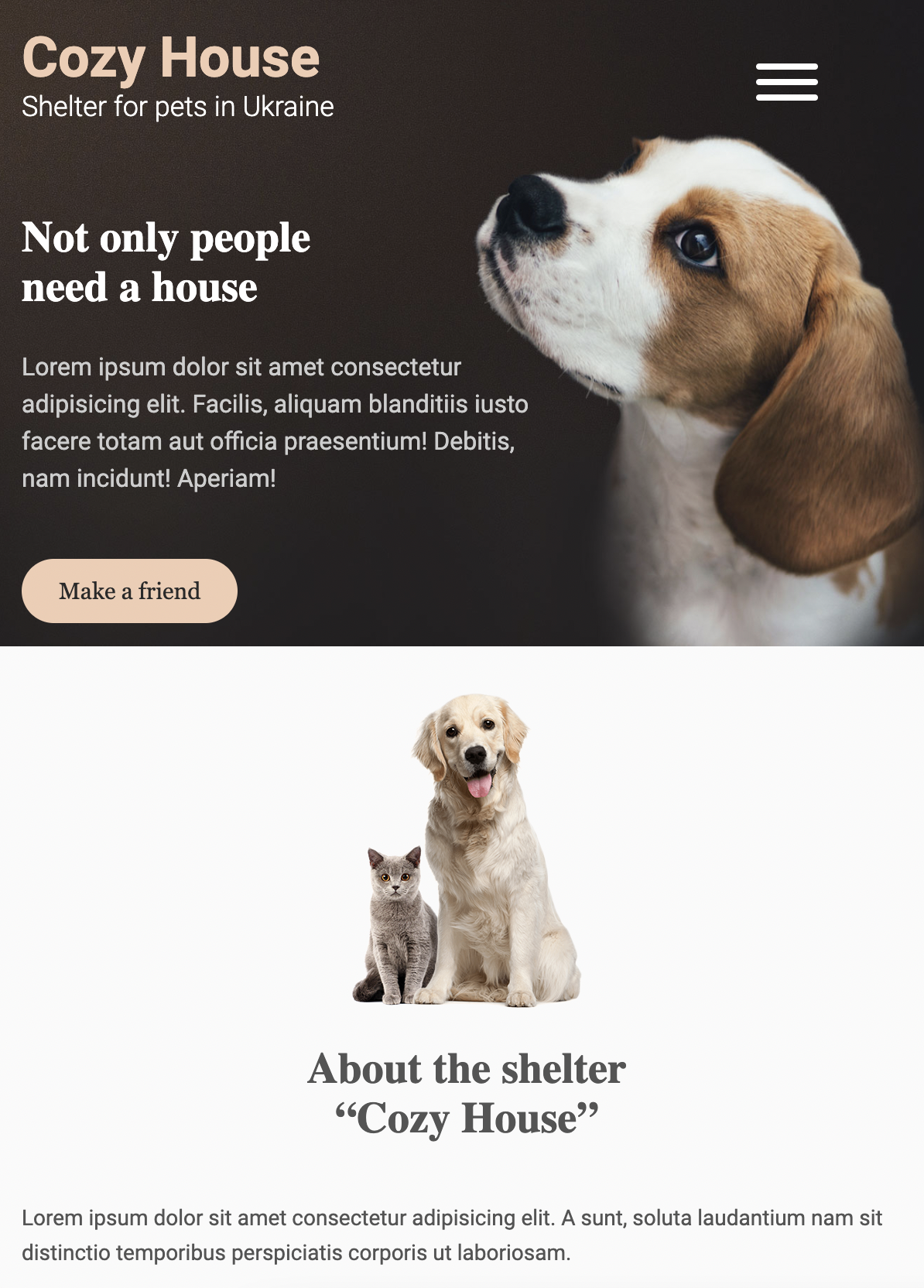 GitHub - Tanny-Griz/animal-shelter