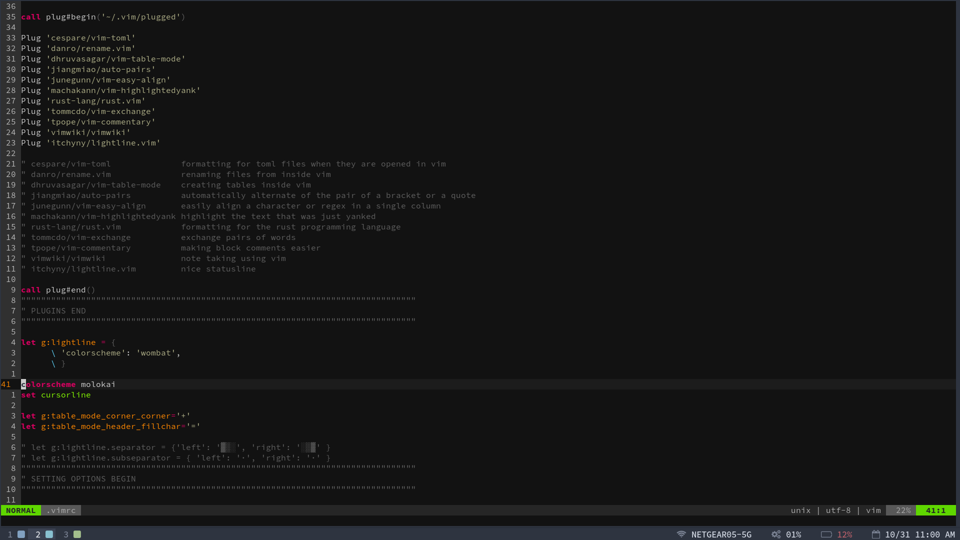 Can't change default lightline settings · Issue #609 · itchyny/lightline.vim · GitHub