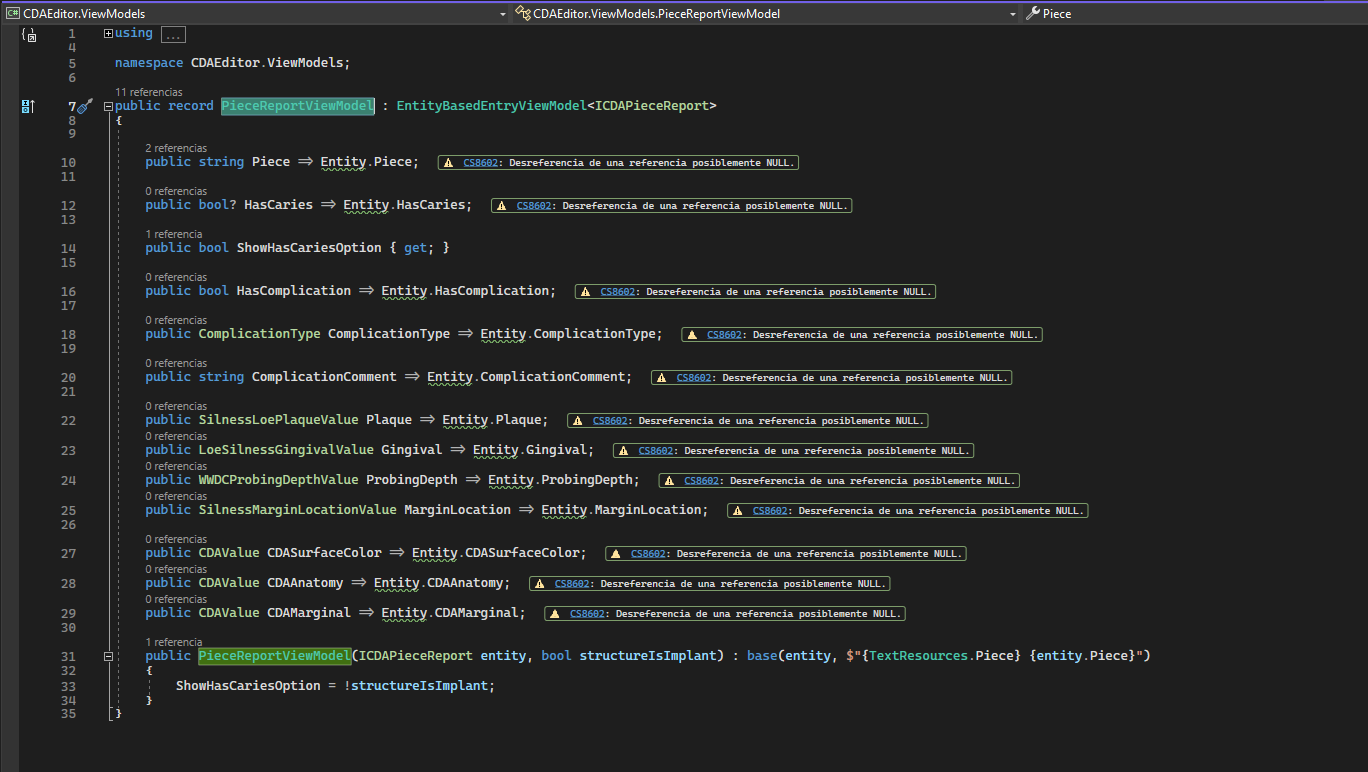 CS8602 in child class when in the construtor ensures the value of base class property won't be ...
