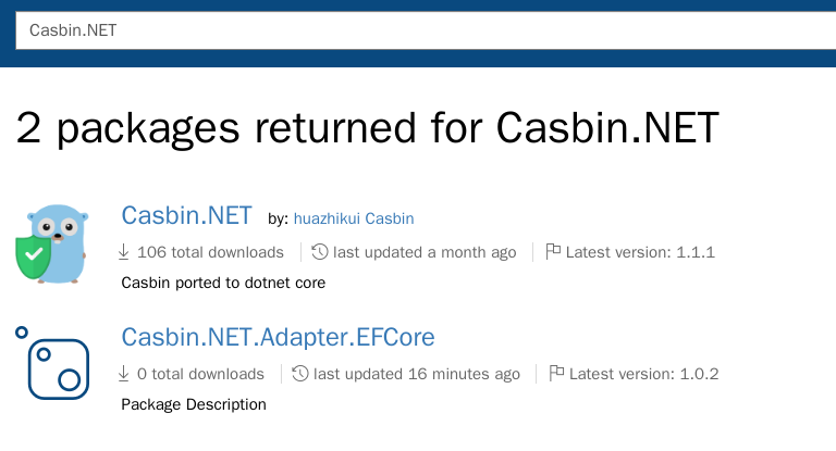 Roadmap for this project · Issue #2 · casbin-net/efcore-adapter · GitHub