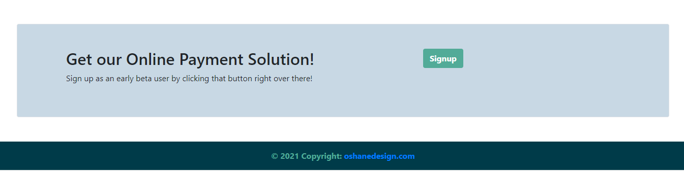 GitHub - ocrearyy/LandingPage: Created this as part of course assignment to create a landing page