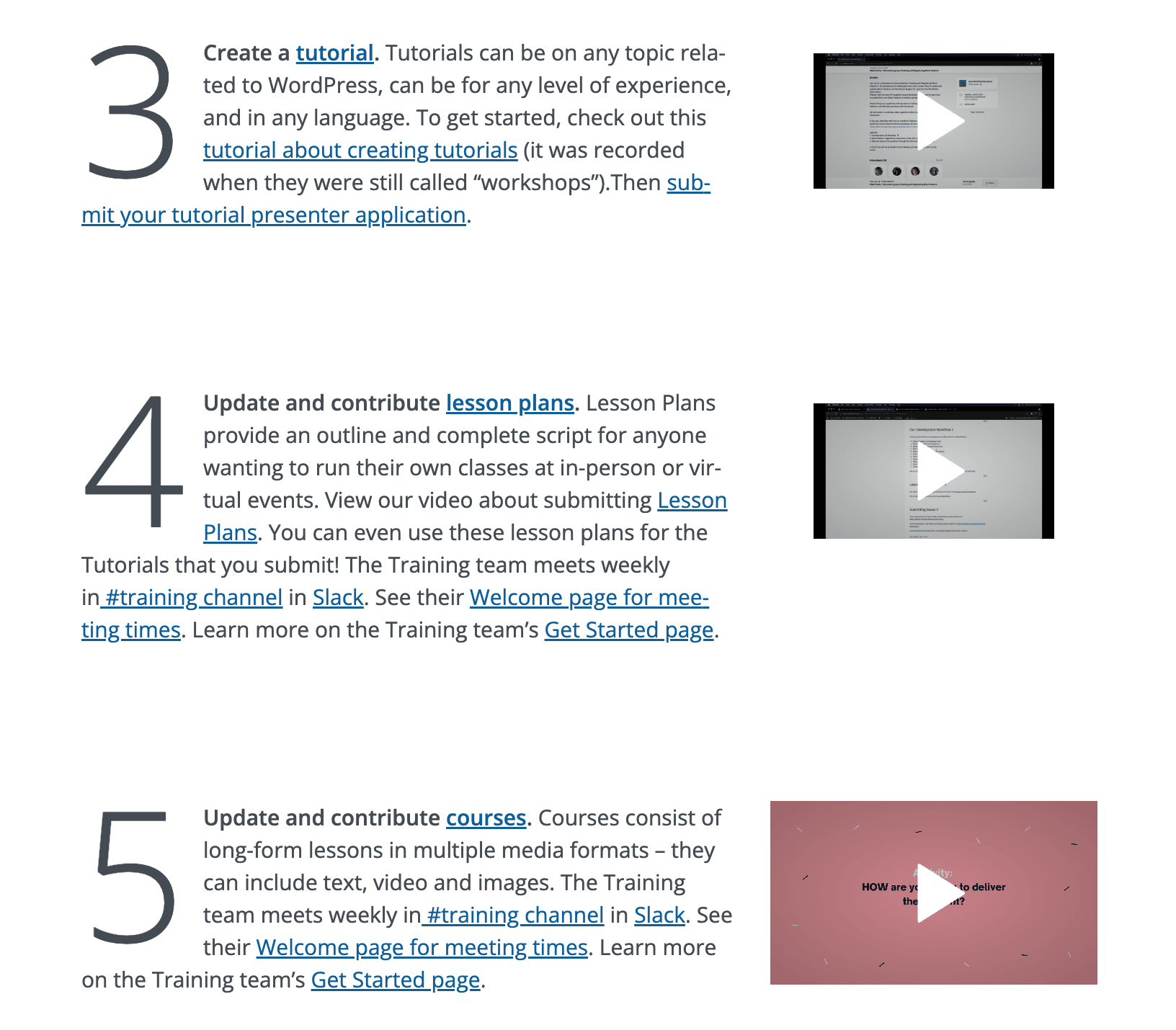 Bug report: Video player proportions for the "Contribute" page · Issue #1660 · WordPress/Learn ...