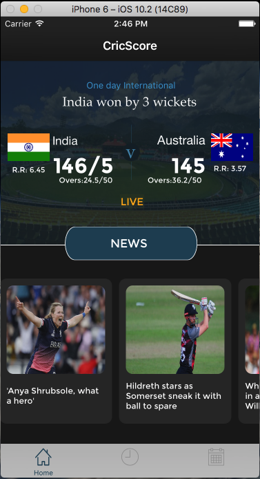 GitHub - Lucifer-zone/CricScore: iOS based app with features like Live ...