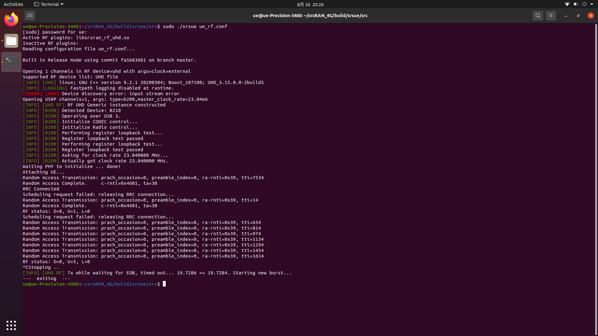 Unable To Connect Srsue And Srsran · Srsran Srsran Project · Discussion 183 · Github