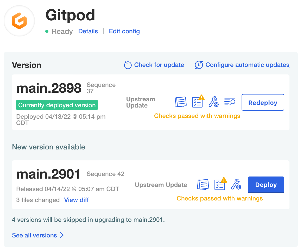 Investigate Automatic Deployments Not Working For KOTS Gitpod Instances · Issue #9325 · gitpod ...