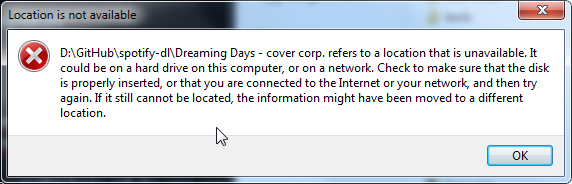 Error while trying to download song/album · Issue #96 · SwapnilSoni1999 ...
