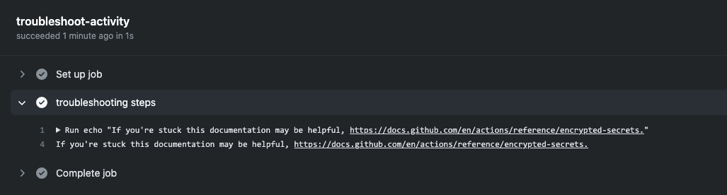 Change feedback message displayed by troubleshooting workflow · Issue #16 · githubtraining ...