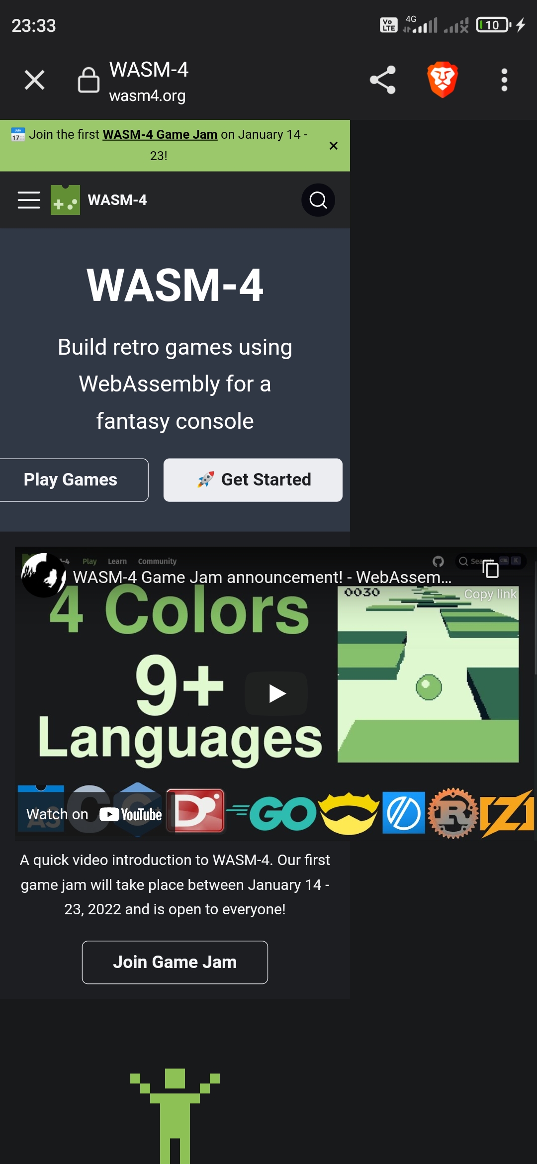 Bug on the site · Issue #310 · aduros/wasm4 · GitHub