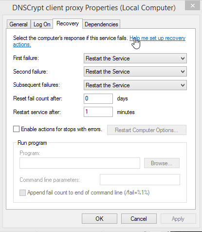 Stop service! again and agian. · Issue #322 · bitbeans/SimpleDnsCrypt · GitHub