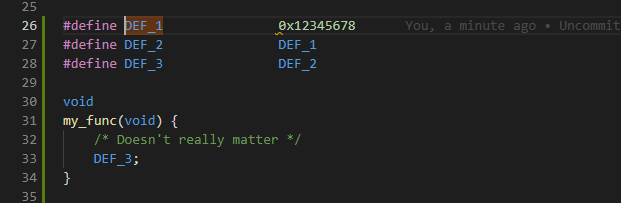 Go to definition goes all the way up in define chain · Issue #8713 ...