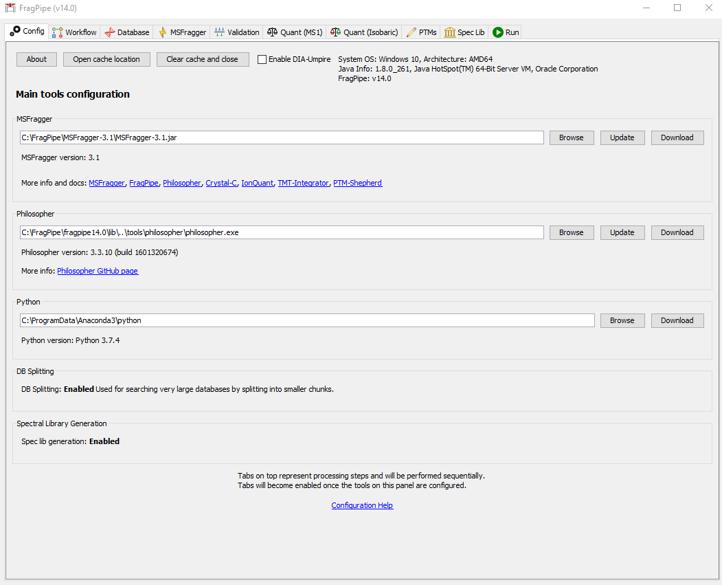 Fragpipe 14 Unable To Load D Files · Issue 238 · Nesvilabfragpipe · Github